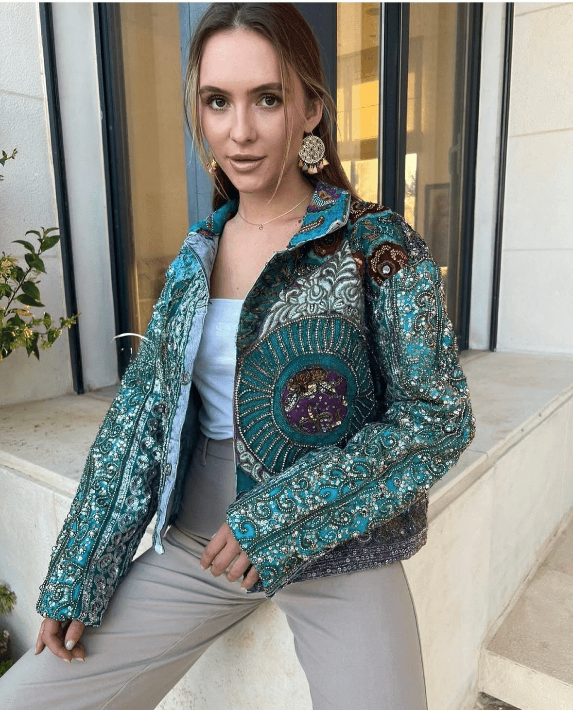 ‘Shehzaadi’- Embellished Jacket – banjaratrail